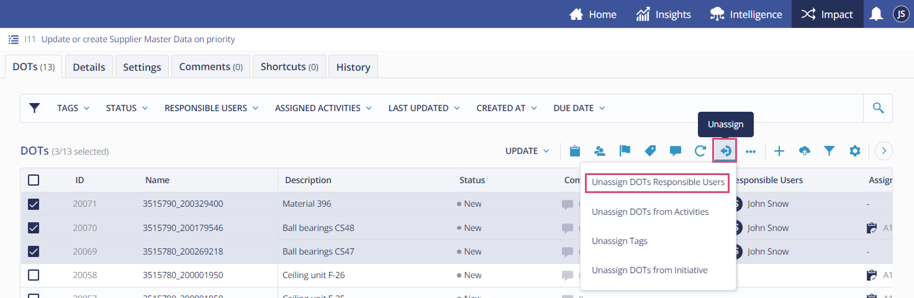 Assign/Unassign DOTs to users – aioneers Help Center Assign/Unassign DOTs to users – aioneers Help Center